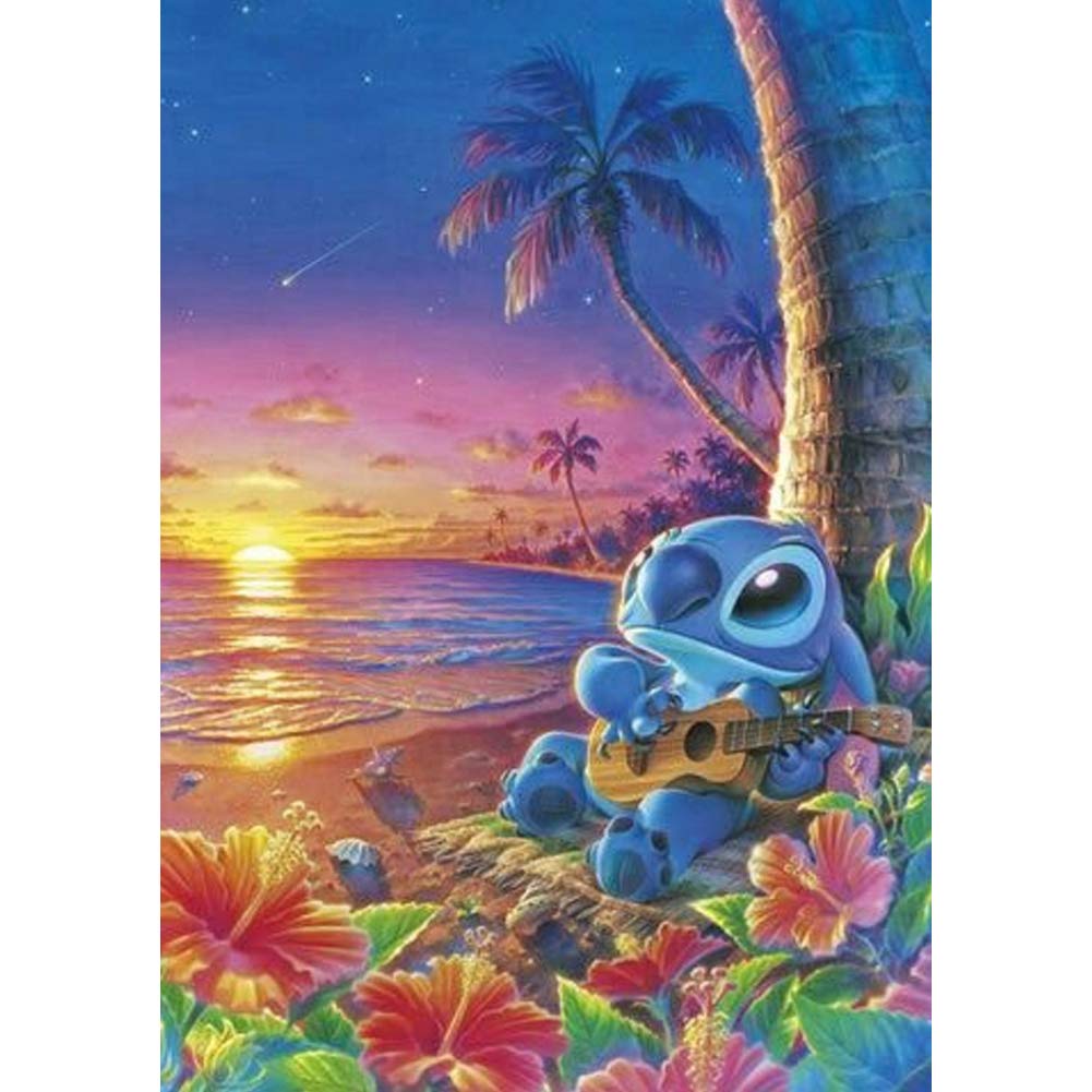 DIY 5D Diamond Painting by Numbers Kits for Adults,16"X12" Stitch Playing Guitar DIY Paintings Crystal Rhinestone Diamond Embroidery Full Drill Cross Stitch Kit Pictures Arts Craft for Home DΓ©cor