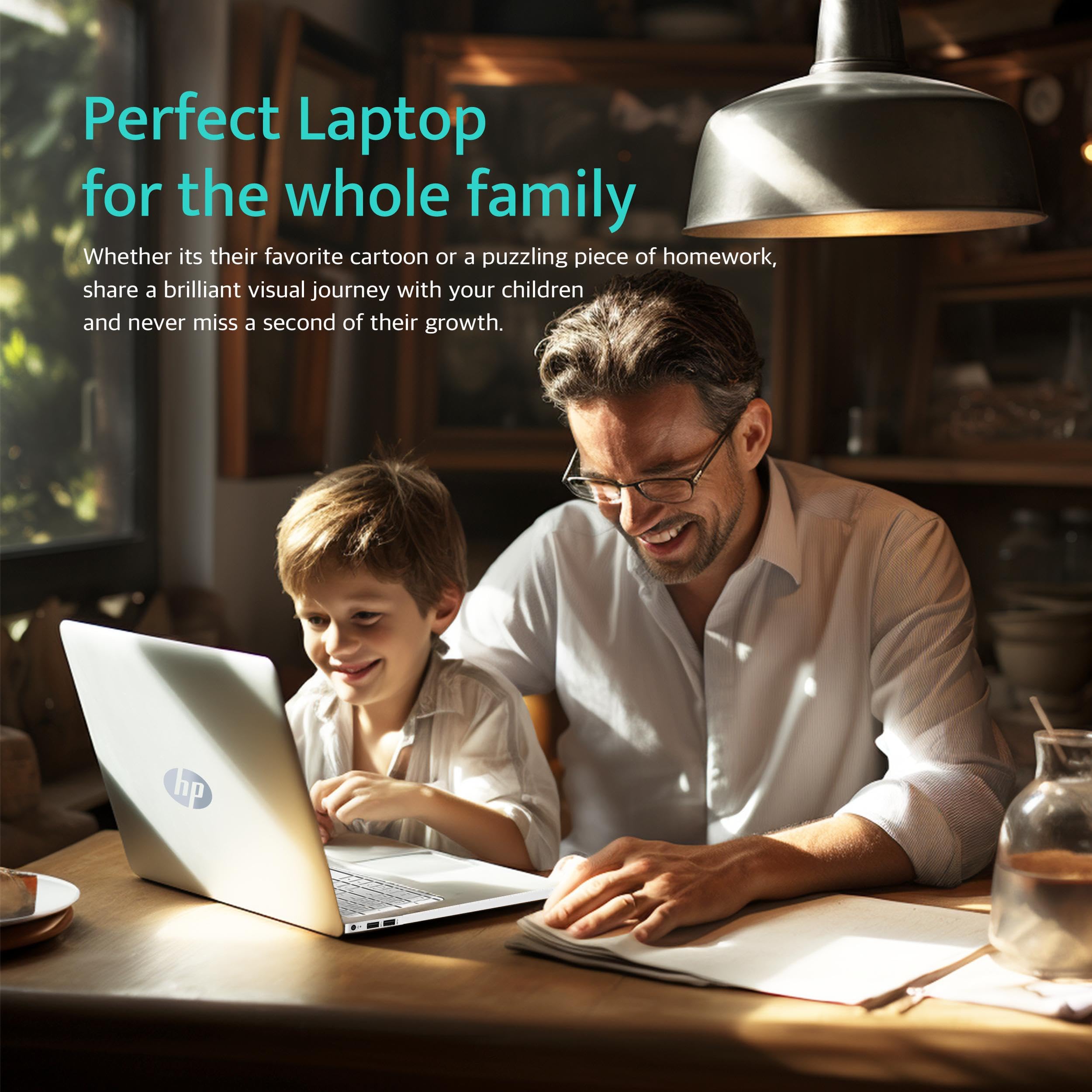 HP 15.6" Touchscreen Laptop, Intel 11th Generation Core i5-1135G7, 8GB RAM, 512GB PCIe SSD, Intel Iris Xe Graphics, 720P HD Camera, Windows 11, Natural Silver, 32GB Hotface USB Card