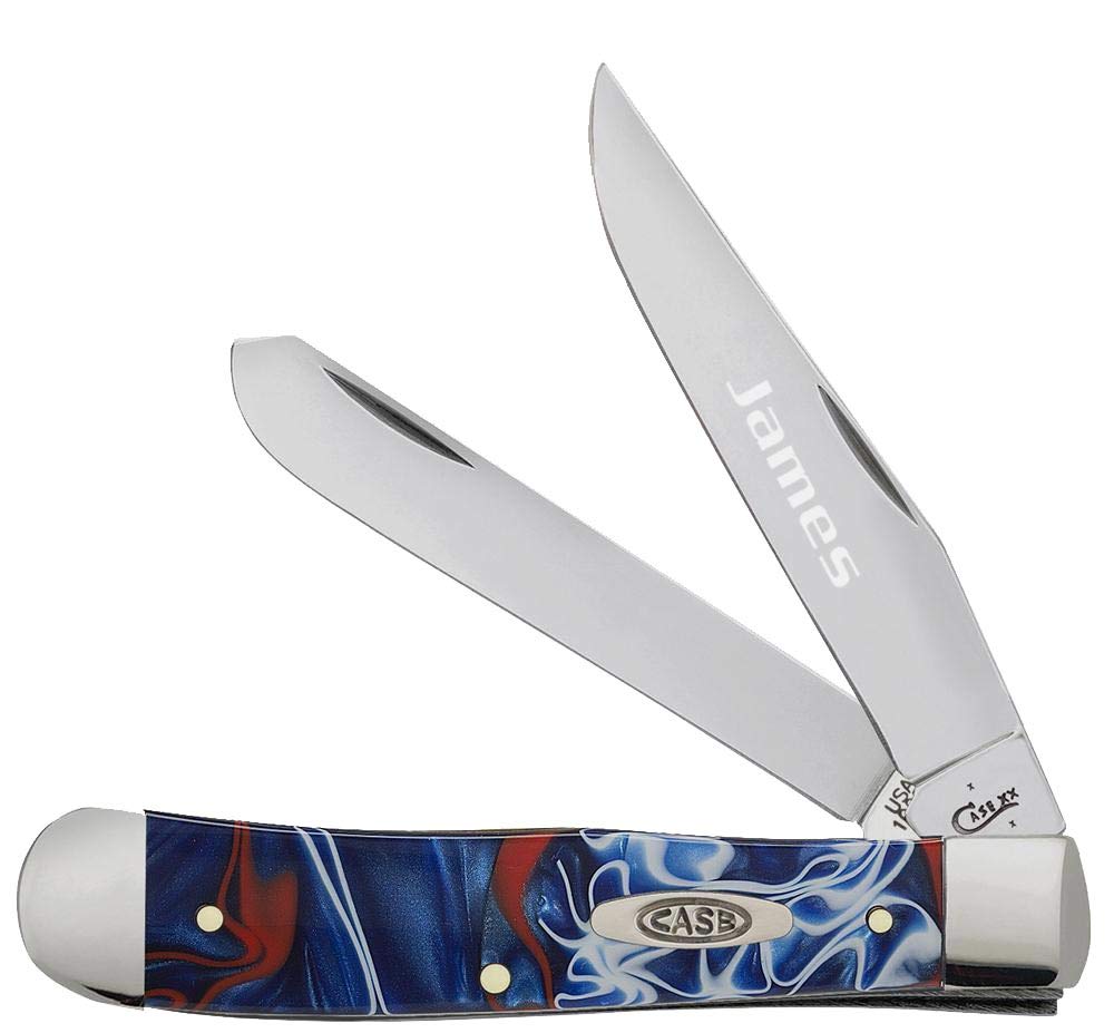 Personalized Case Patriotic Kirinite Smooth Trapper with Free Laser Engraving