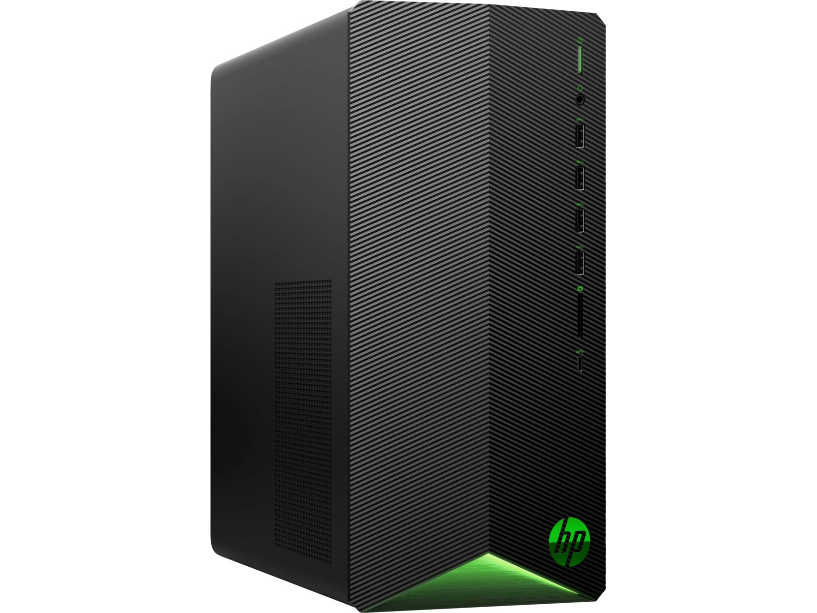 HP Pavilion Gaming Desktop Computer 10th Generation Intel Hexa-core i5-10400F Processor 32GB RAM 2TB SSD GeForce RTX 3060 12GB Graphic USB-C DiplayPort Bluetooth Win11Pro Black + HDMI Cable