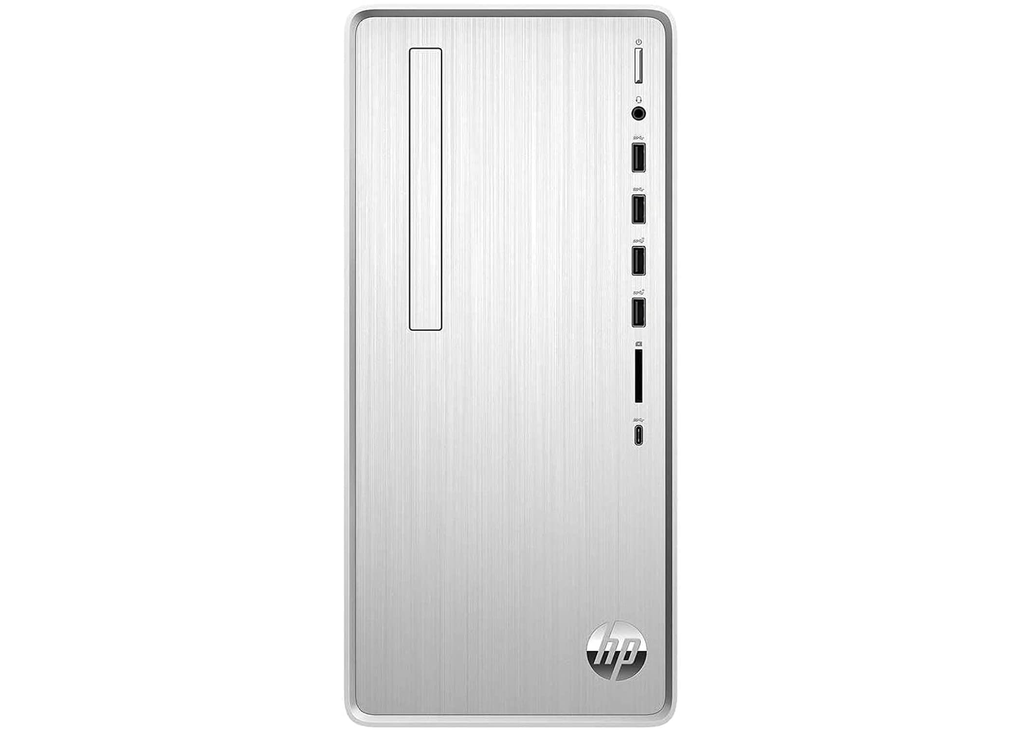 HP 2022 Newest Pavilion Desktop, AMD Ryzen 3 5300G Processor, AMD Radeon Graphics, 32GB DDR4 RAM, 1TB PCIe NVMe SSD, HDMI, VGA, USB Type-C, Wi-Fi 5, Bluetooth, Windows 11 Home, Silver