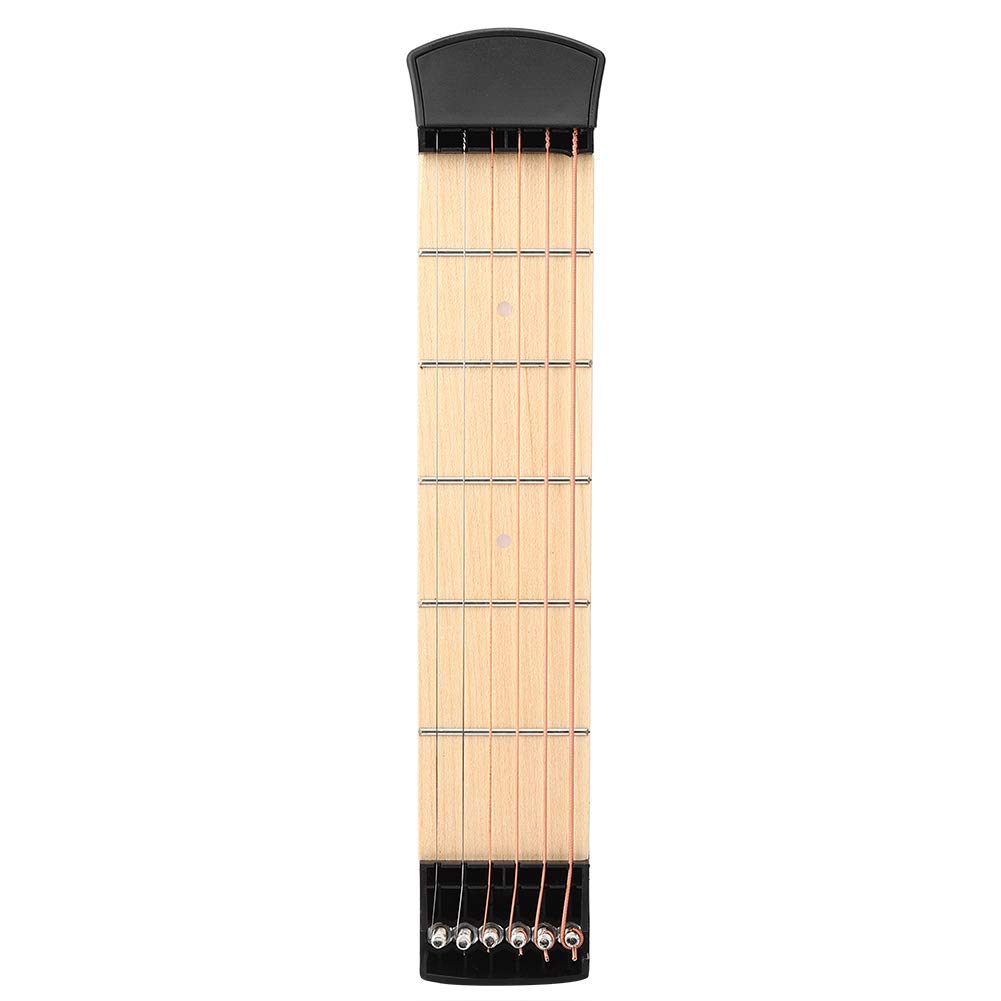 Diydeg Lightweight Convenient Portable Guitar, 6 Fret Guitar, for Professional Guitarist for Guitar Beginners