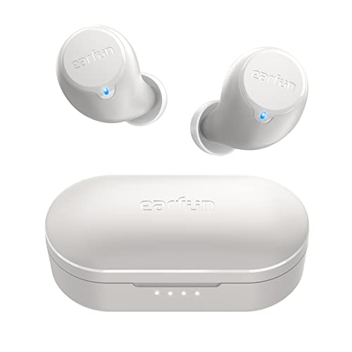 EarFun Wireless Earbuds, [2020 CES Award] Free Bluetooth 5.0 Earbuds with Wireless Charging Case, USB-C Quick Charge, IPX7 Waterproof in-Ear Wireless Headphones, Deep Bass, 30H Playtime