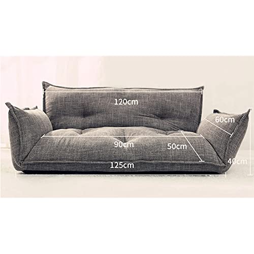 JYDQM 5 Position Adjustable Lazy Sofa Furniture Living Room Reclining Folding Sofa Couch Floor Sofa Bed