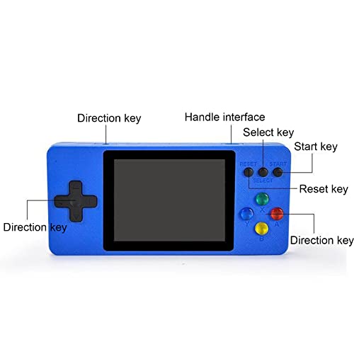 Handheld Game Console,Retro Video Game Console Handheld Systems,Portable Game Console for Kids,500 Classic Games Rechargeable Battery Support TV Connection (Green, 2.4 Inch Singles Without Handles)