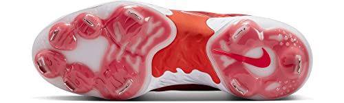 Nike Alpha Huarache Elite 4 Low DJ6521-616 University Red-White Men's Baseball Cleats 10.5 US