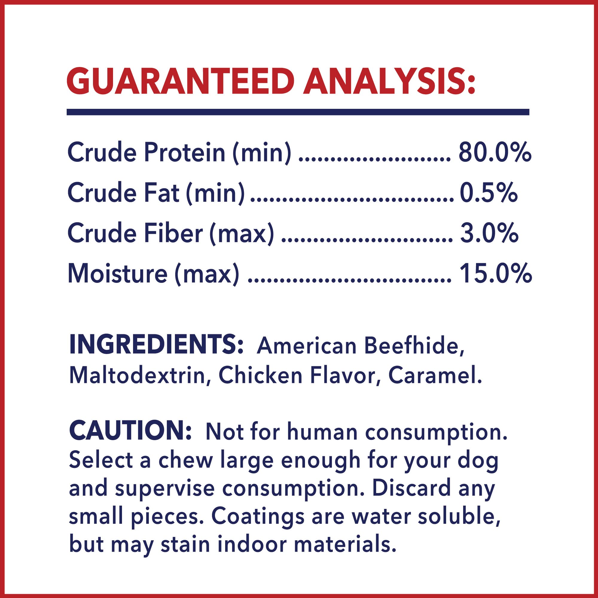 Pet Factory American Beefhide 21" Knotted Bone Dog Chew Treat - Chicken Flavor, 1 Count/1 Pack