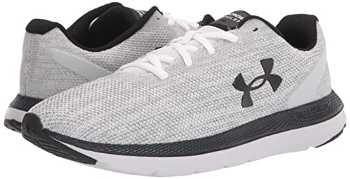Under Armour Men's Charged Impulse 2 Knit Road Running Shoe, White (100)/Black, 15