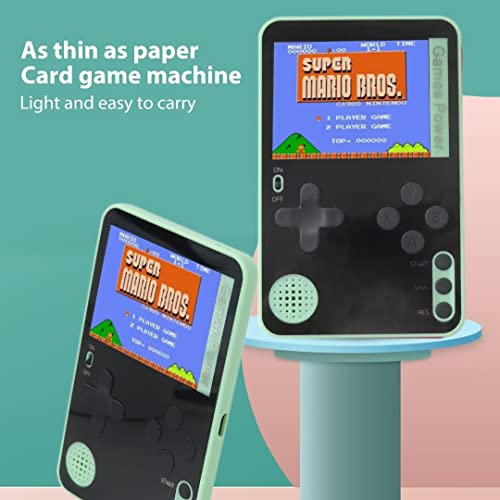 Handheld Retro Video Game Console,Simple Arcade-style for Parent-Child Time(Green)