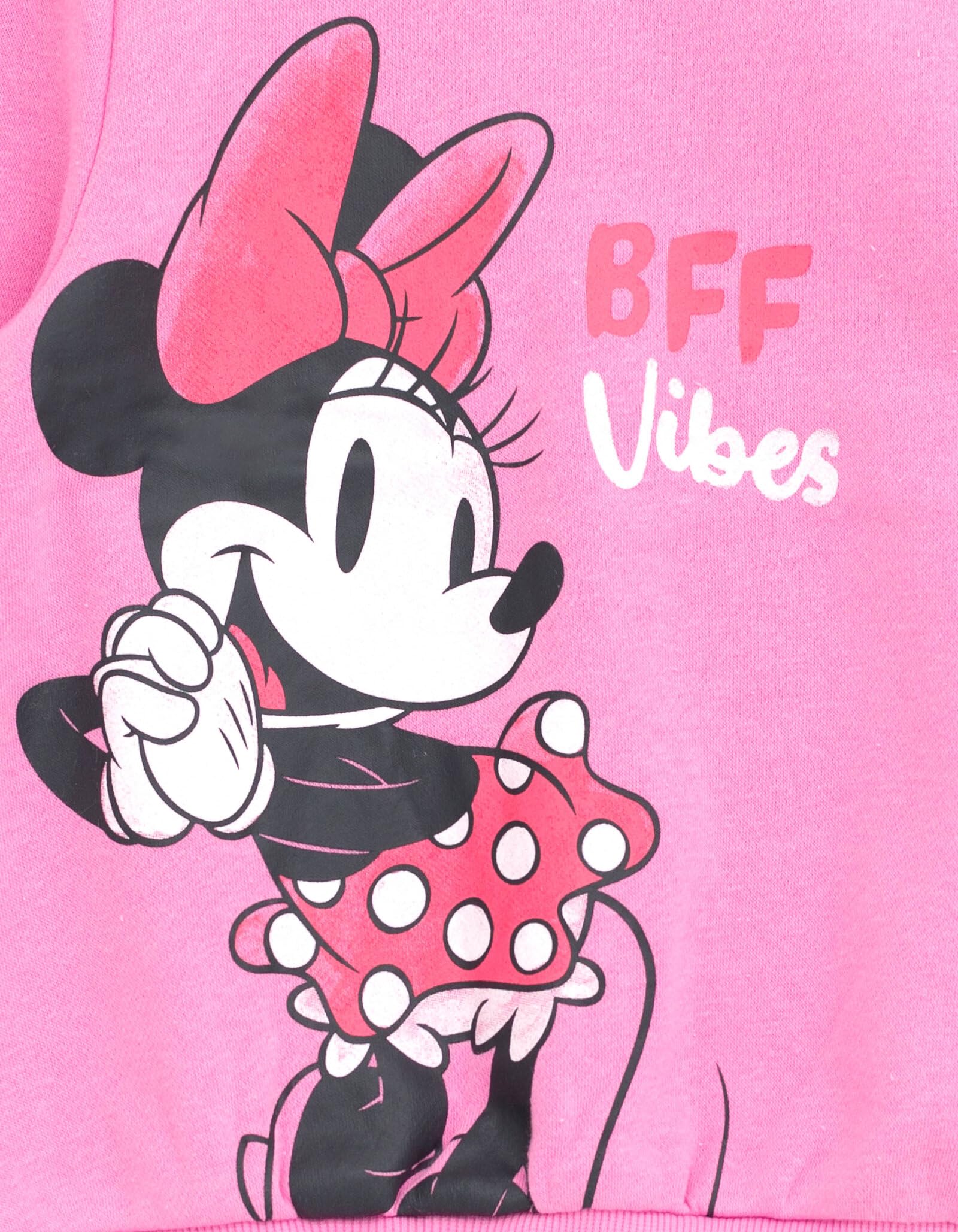 Disney Daisy Duck Minnie Mouse Toddler Girls Fleece Sweatshirt and Pants Set Pink 3T