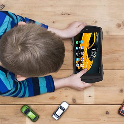 Kids Tablet 7 Inch for Android 10 Tablet PC Car Shape, 1280x800IPS HD Display, 3500mAh, 2G RAM 32G ROM, 5G WiFi Bluetooth Dual Band, Dual Camera, Educational, Games(Blue)