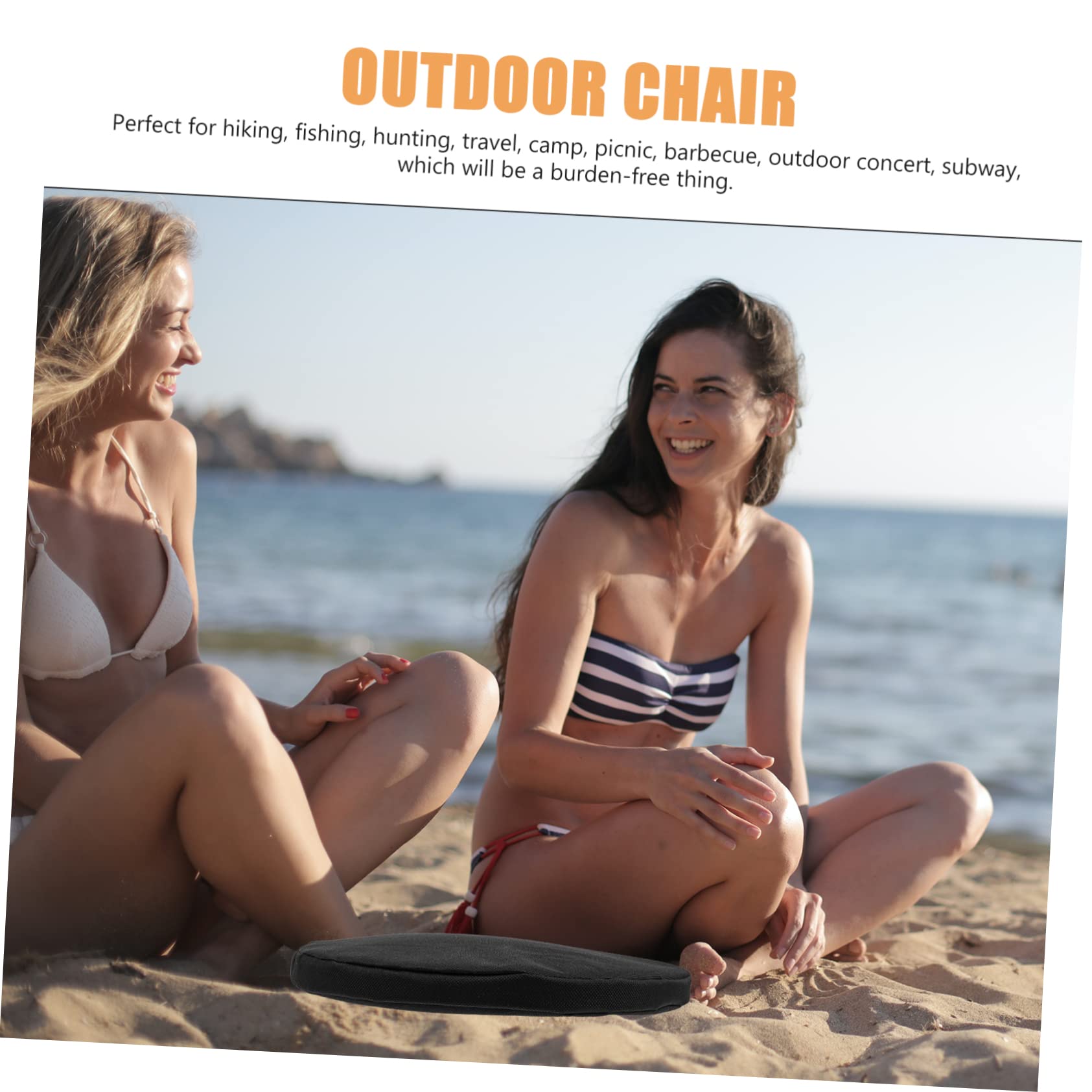 OSALADI Outdoor Chair Cushions Folding Chairs for outside Camping Oxford Cloth Patio Seat Cushions for Beach Supply