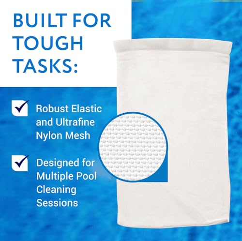 IMPRESA Products 10-Pack Micro Filter Bags Fits Water Tech Pool Blaster Pool Vacuum CleanersâŚ