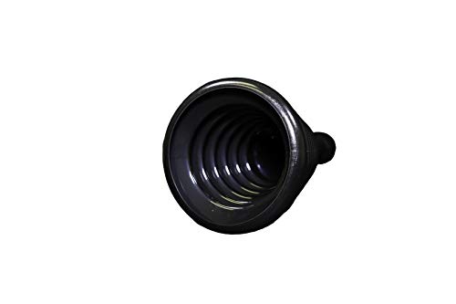Master Plunger MPS4 Sink & Drain Plunger for Kitchen Sinks, Bathroom Sinks, Showers, and Bathtubs. Small and Strong Design with Large Bellows Commercial & Residential Use, Black