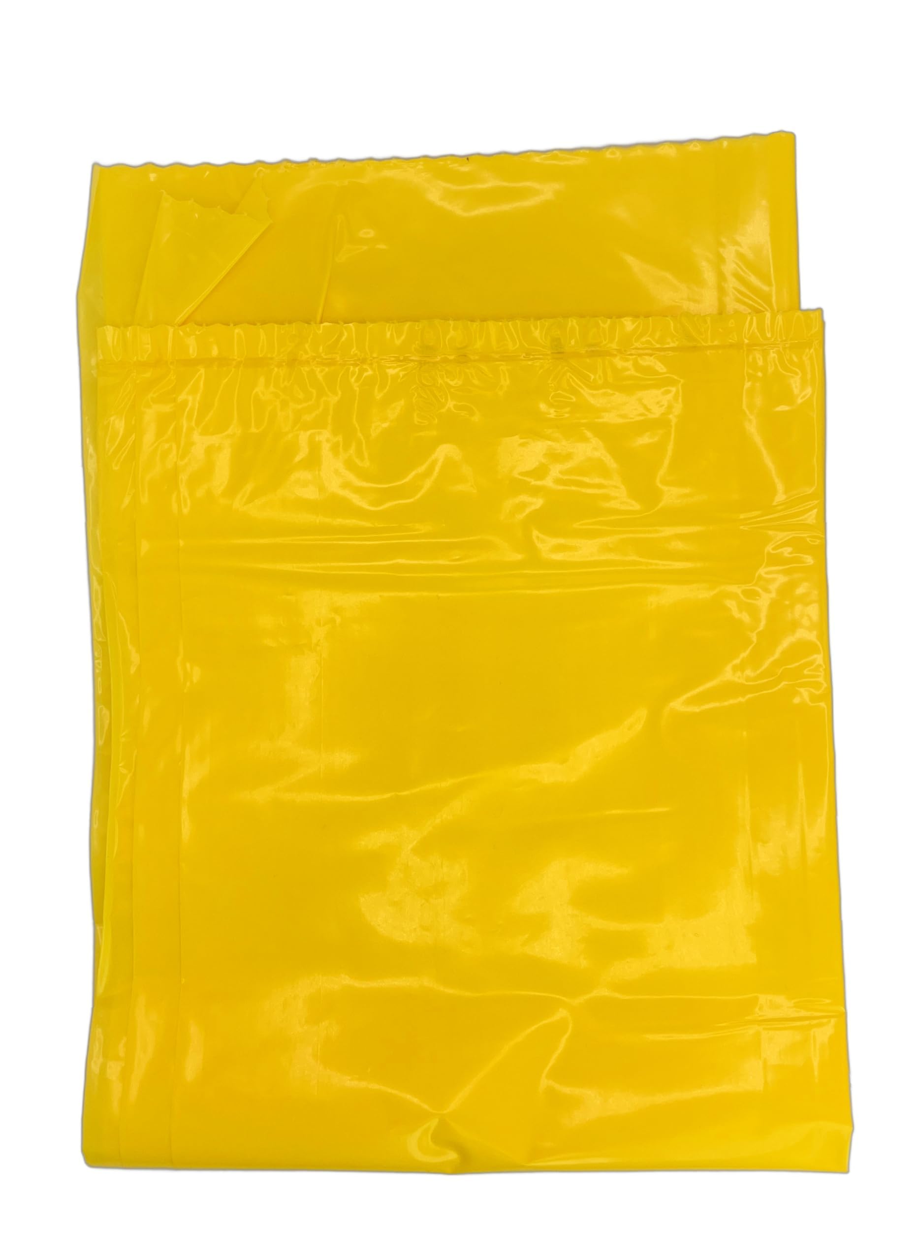 USA-Made Colorful Trash Bags in Variety of Sizes and Colors (10, YELLOW 14 GALLONS)