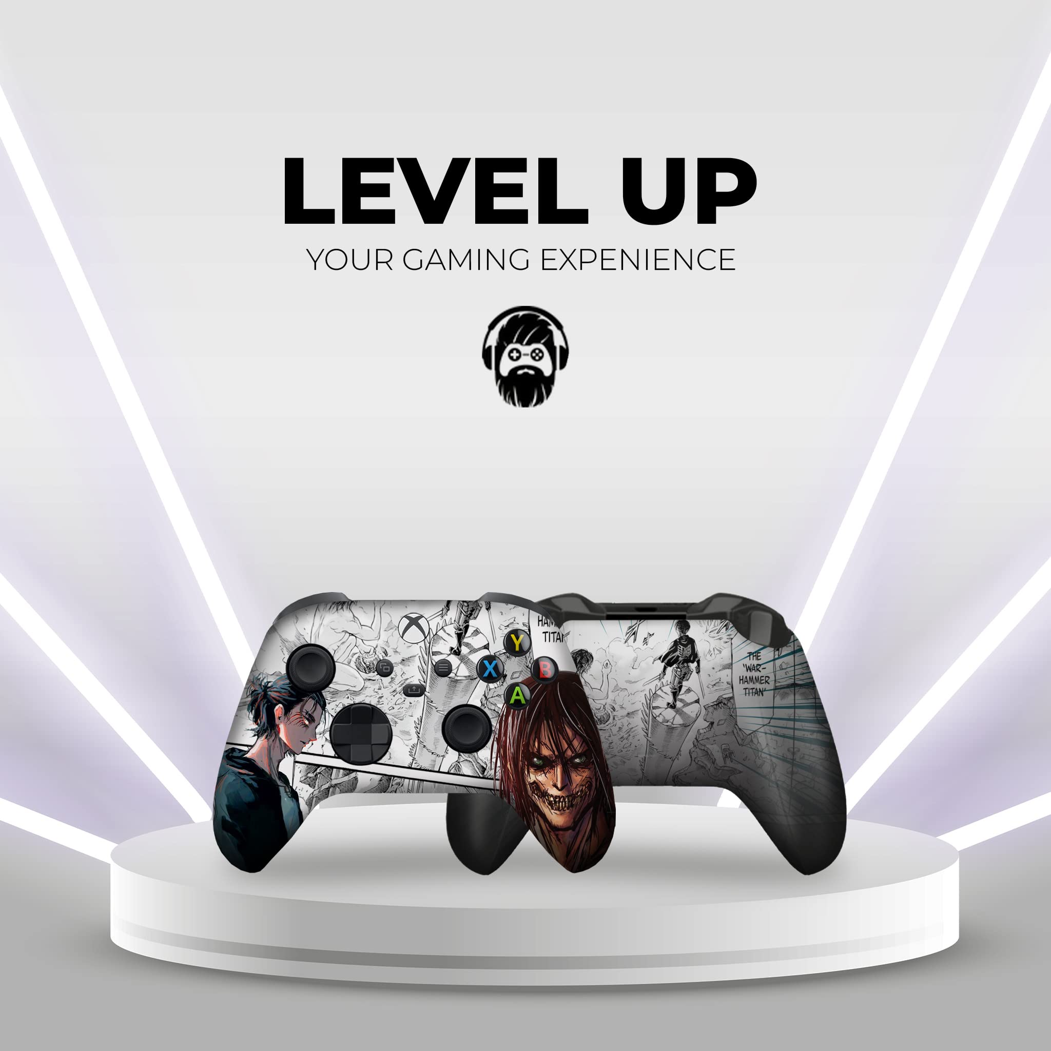 DreamController Captain Americca Custom X-box Controller Wireless compatible with X-box One/X-box Series X/S Proudly Customized in USA with Permanent HYDRO-DIP Printing(NOT JUST A SKIN) (MODDED)