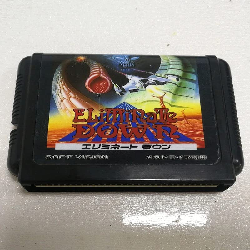 Eliminate Down 16 Bit MD Game Card Sega Mega Drive Genesis