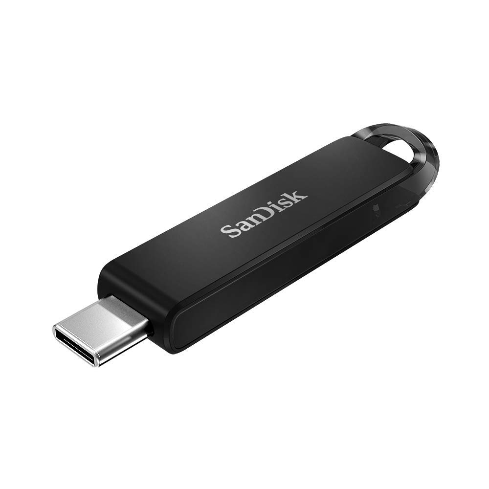 SanDisk 32GB Ultra USB Type-C Flash Drive Works with Dell XPS 17, XPS 13, XPS 13 Touch, XPS 15 2-in-1 PCs & Laptops (SDCZ460-032G-G46) USB 3.1 Gen 1 Bundle with (1) Everything But Stromboli Lanyard