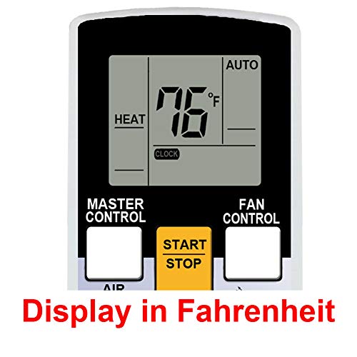 RCECAOSHAN Replacement for Fujitsu Air Conditioner Remote Control Ar-Rah2u Ar-Rah1u Ar-Rae2u Ar-Rae1u Ar-Ry3 Ar-Ry4 Ar-Ry5 Ar-Ry6 Ar-Ry7 Ar-Ry10 Ar-Ry11 Ar-Ry12 Ar-Ry14 Ar-Ry15 Ar-Ry16 Ar-Ry17 Ar-Ry19