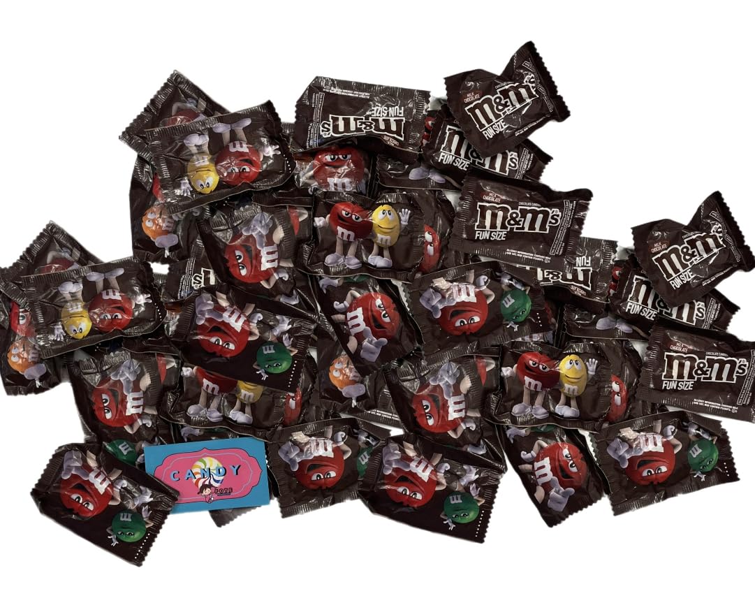 Easter Candy M&M'S Milk Chocolate Bulk Fun Size Classroom Exchange Snack Packs - Approx. 66 Party Bags - 2 Lbs - Bonus Fote Magenet