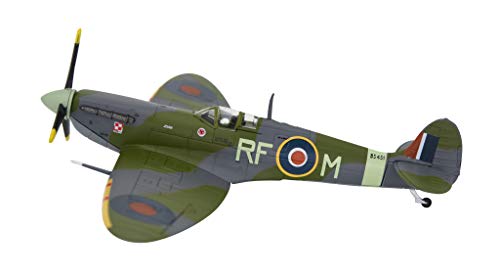 TANG DYNASTY(TM) 1:72 Supermarine Spitfire Fighter Attack Metal Plane Model, World War II Royal Air Force 1941, Military Airplane Model,Diecast Plane,for Collecting and Gift
