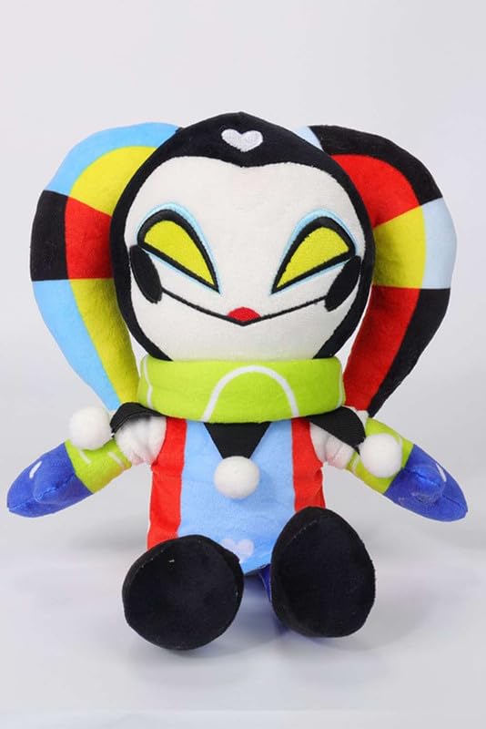 Oumelfs Clown Plush Toy Demon Plush Plushies Figure Stuffed Animal Pink Pig Doll Anime Soft Pillow Kids