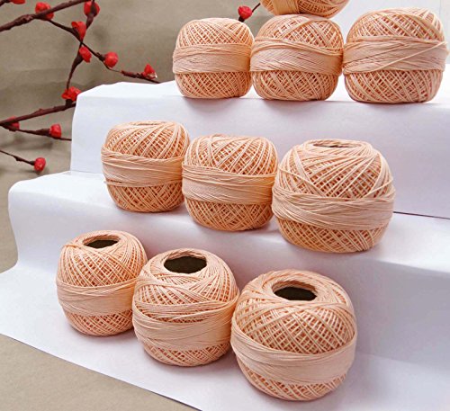 S2J Lot of 10 Pcs Cotton Thread Anchor Crochet Tatting Embroidery Ball Yarn