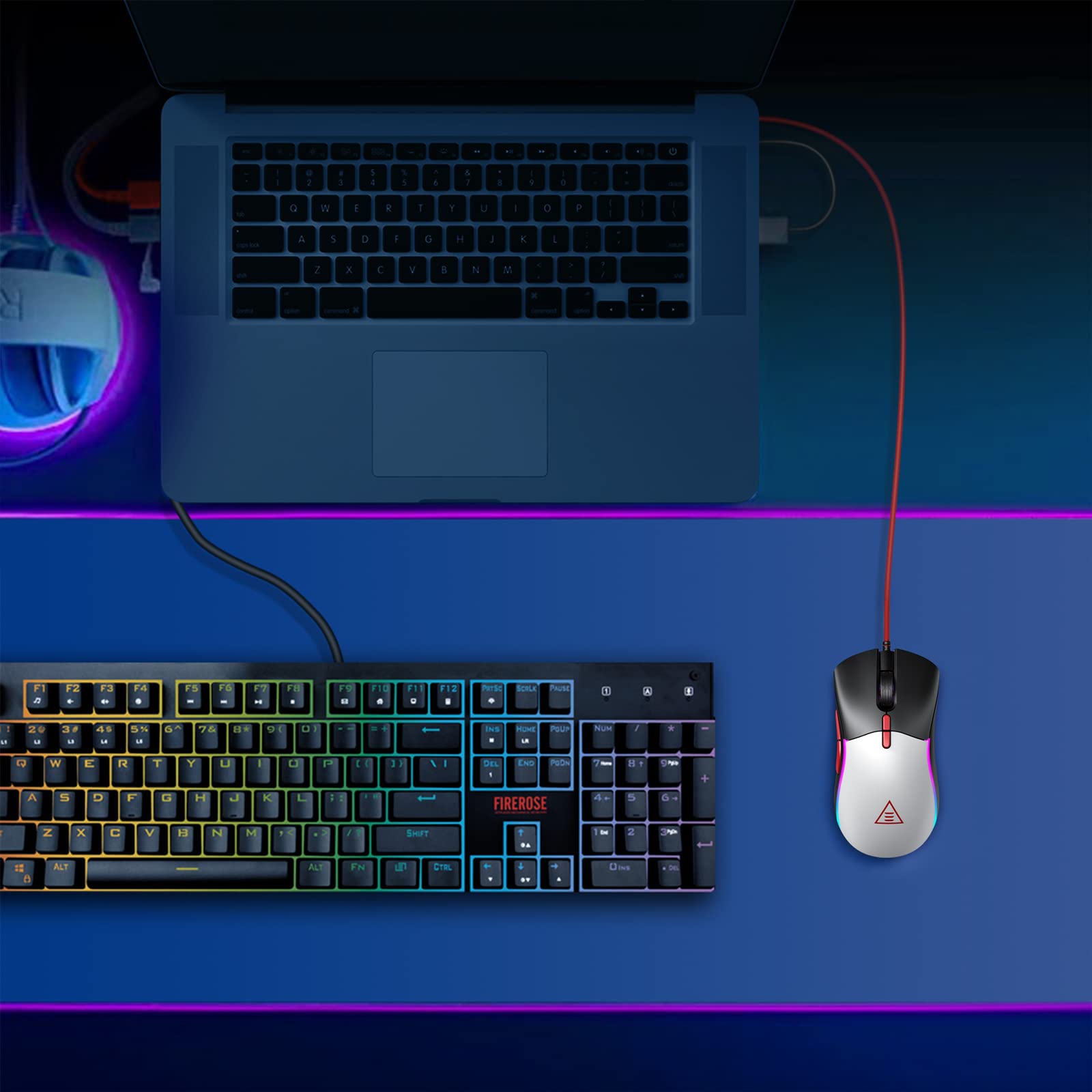 EKSA Gaming Mouse,Computer Mouse,Ergonomic Mouse, Adjustable 12000 DPI Wired Mouse for Windows/PC/Mac/Laptop Gamer