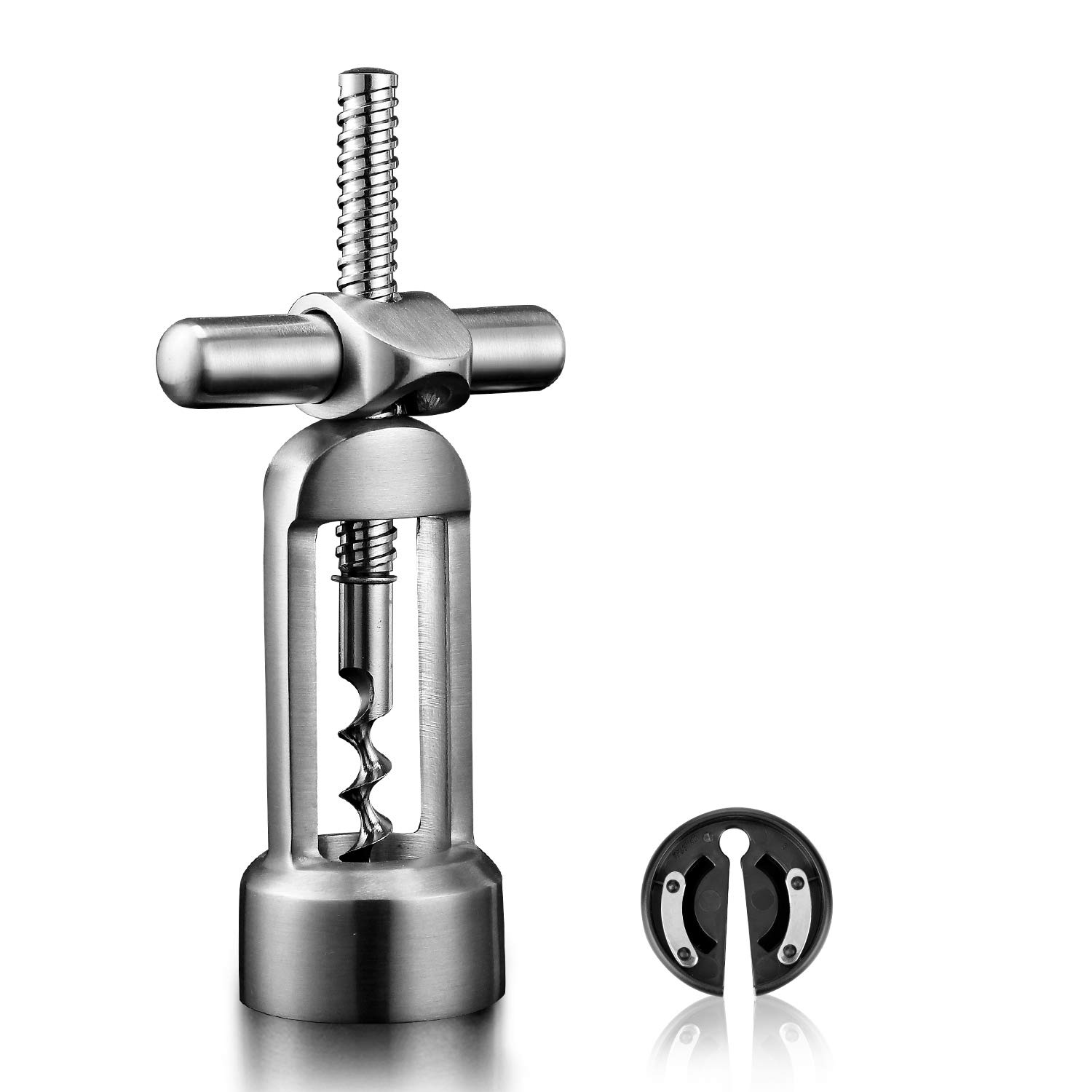 Drincarier corkscrew wine opener self pulling corkscrew 18/8 stainless steel screwpull-levers wine opener…
