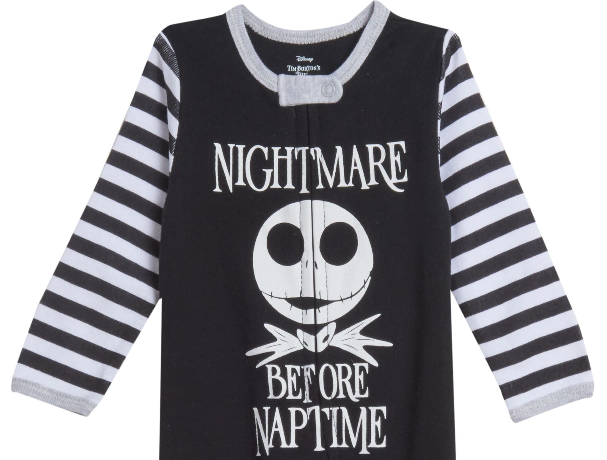 Disney Nightmare Before Christmas Newborn Baby Boys Footed Coverall Newborn