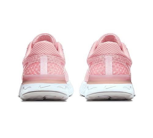 Nike Womens React Infinity Run FK 3 Running Trainers DD3024 Sneakers Shoes (UK 4.5 US 7 EU 38, Pink Glaze White Pink Foam 600)