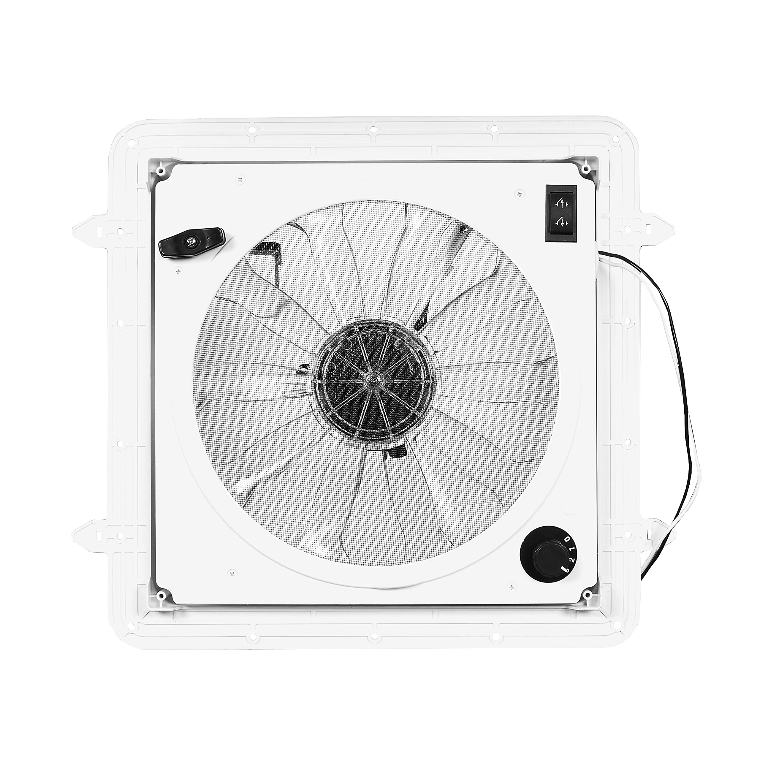 DOMETIC 810402 Fan-Tastic Vent - Model 1450, Single-Speed Reversible Fan Blade