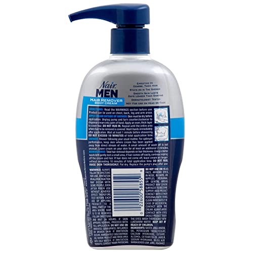 Nair Hair Remover Men Body Cream 368 ml Pump by Nair
