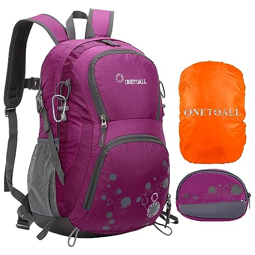 ONETOALL Cycling Backpack, Waterproof Bike Backpacks, 20L Small Hiking Travel Backpack Lightweight Daypacks for Men Women
