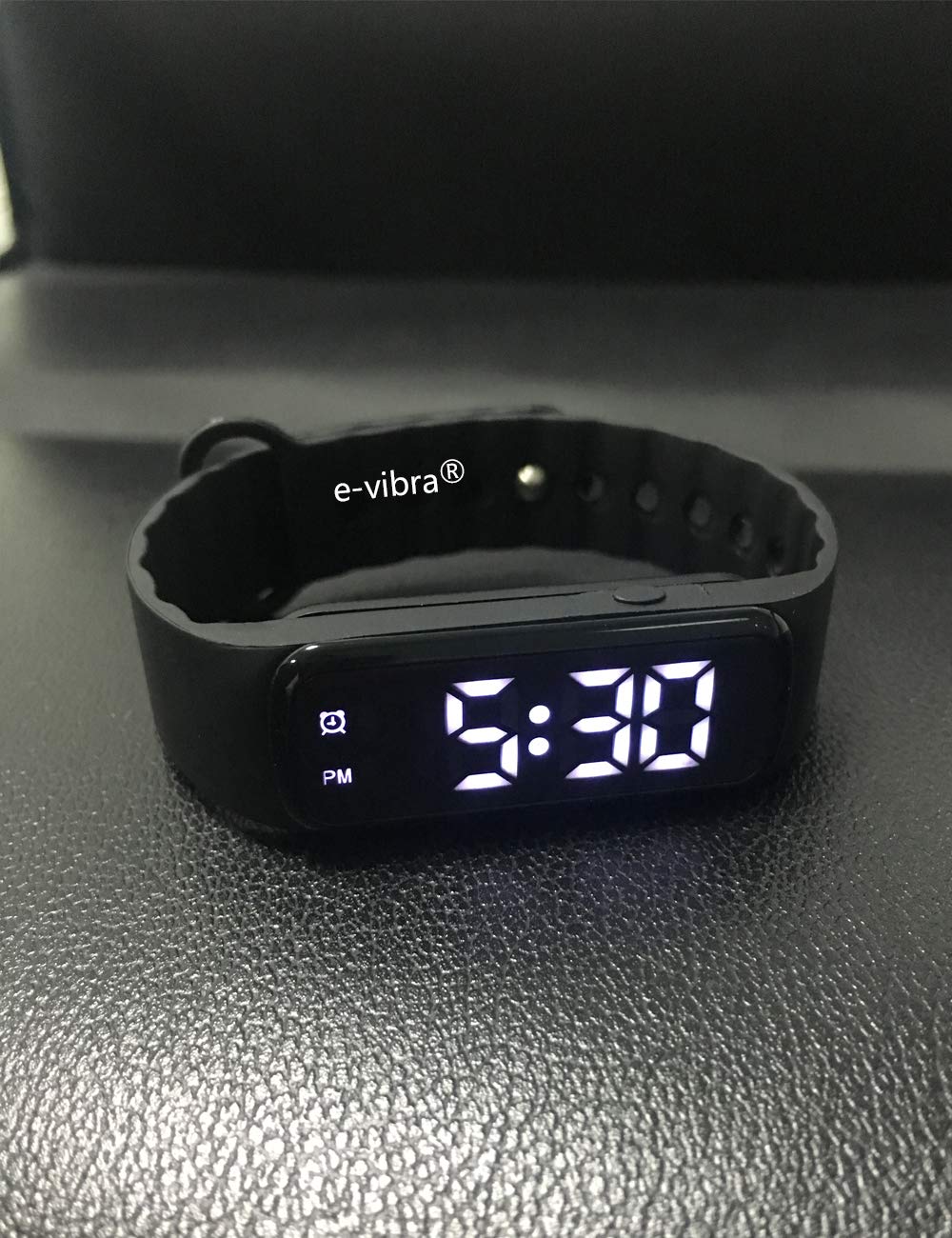 e-vibra Premium Potty Training Watch - Water Resistant Vibrating Alarm Reminder Watch Baby Toilet Potty Training Countdown Timer (Black)