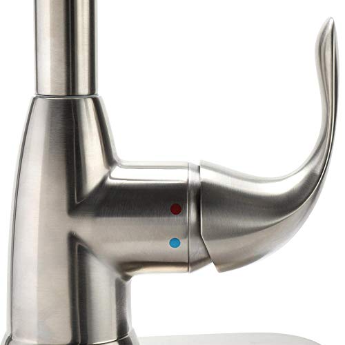 Glacier Bay Market Single-Handle Pull-Down Sprayer Kitchen Faucet in Stainless Steel