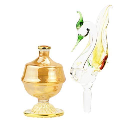 NileCart Swan Figurine Egyptian perfum bottle Hnadmade in Egypt