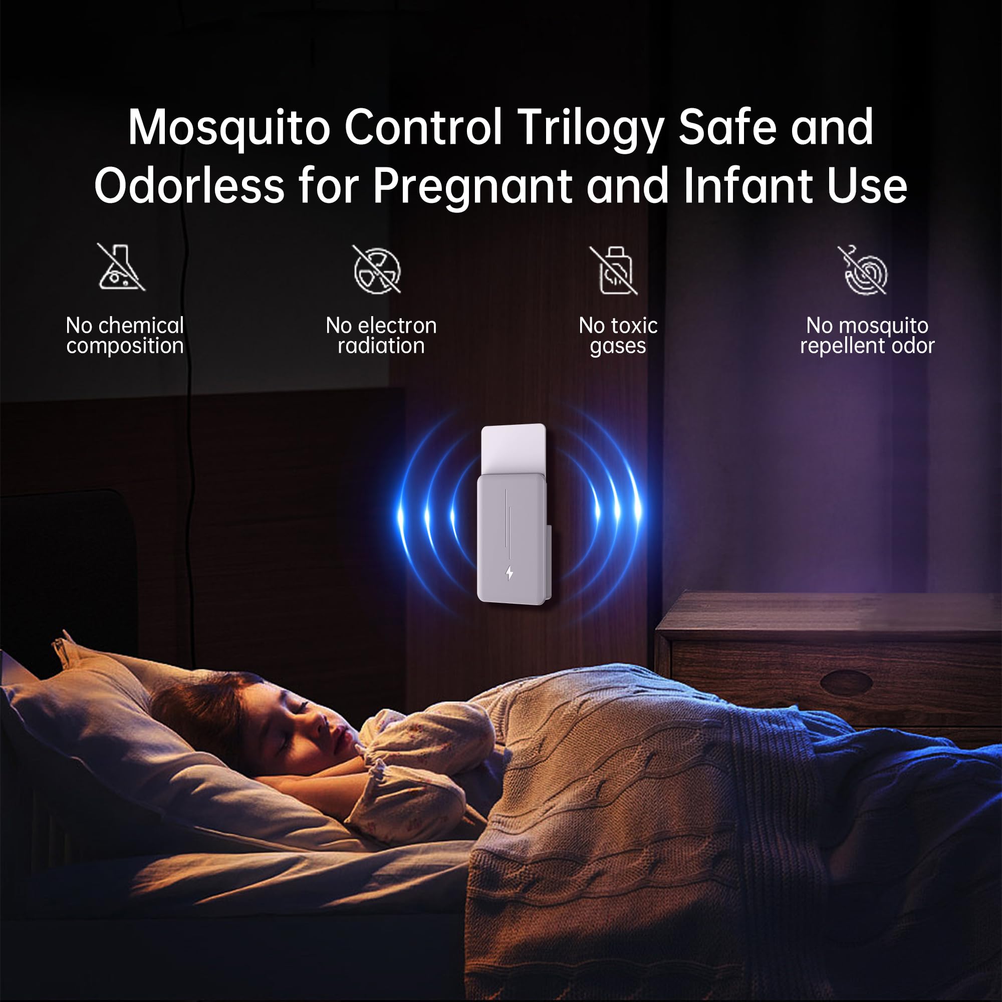 Flying Insect Trap 𝗢𝗱𝗼𝗿𝗹𝗲𝘀𝘀&𝗡𝗼𝗶𝘀𝗲𝗹𝗲𝘀𝘀 Indoor Fly Trap - Catching Fruit Flies, Mosquitoes and Other Nuisances,Suitable for Indoo & Outdoor(1 White Device + 5 Glue Boards), BY-4PCS-15