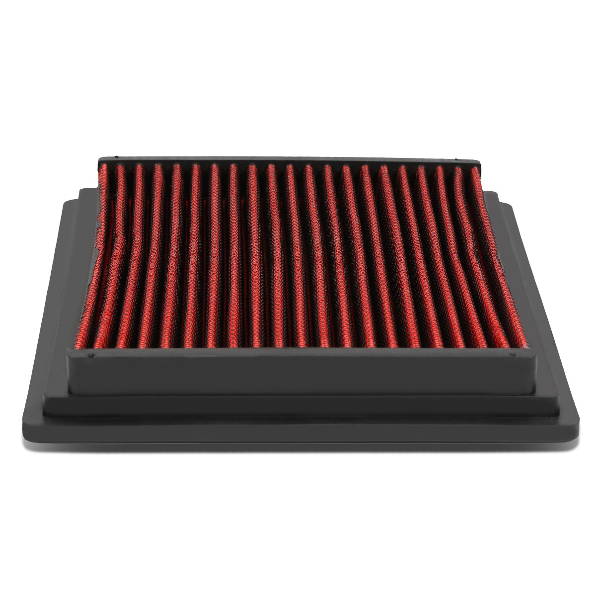 DNA Motoring AFPN-104-RD Clean Air Washable Drop In Panel Air Filter [Compatible with 8-11 Ranger / 97-04 Explorer / 01-05 Explorer Sport / 98-09 B2300-B4000 / 97-01 Mountaineer 4.0L]