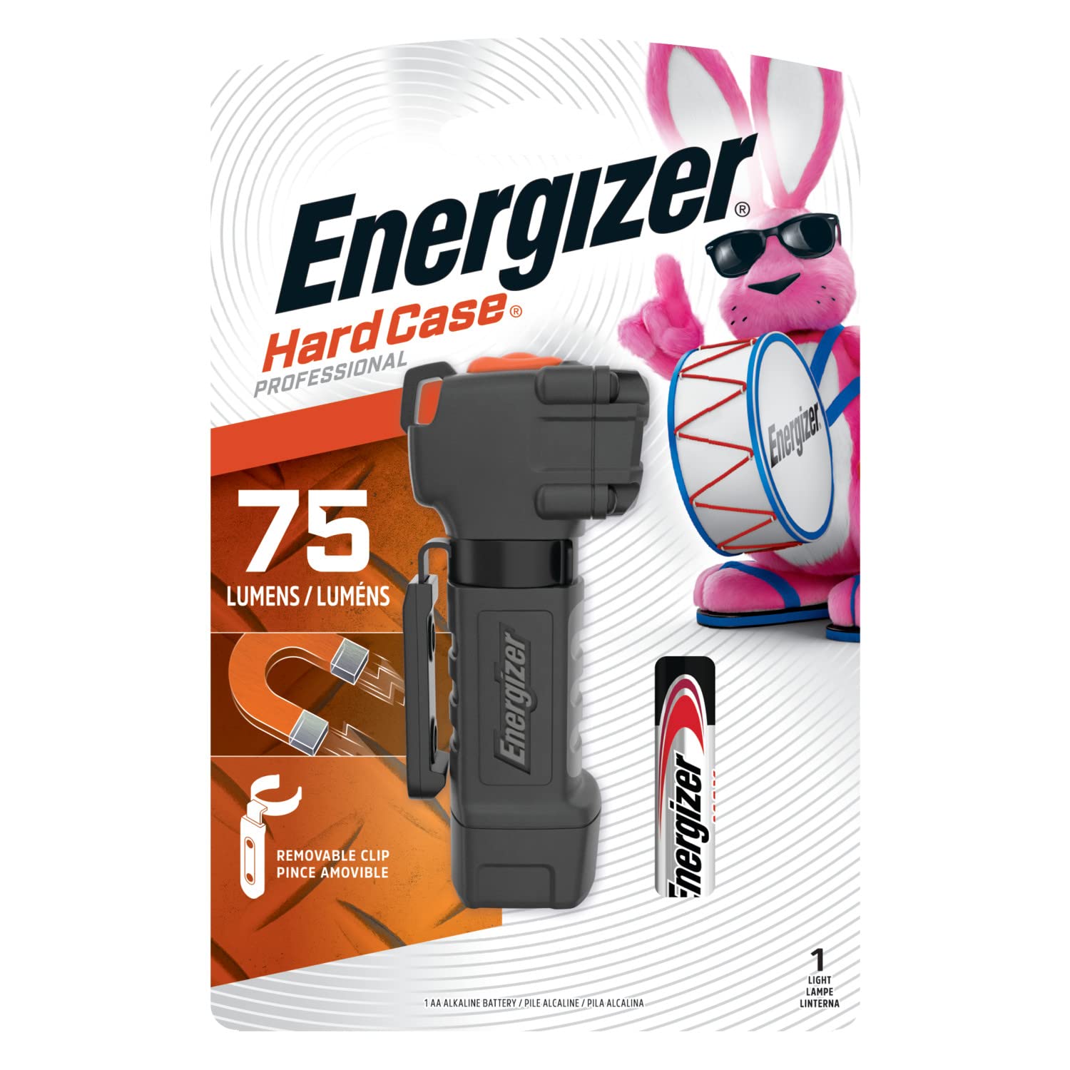 Energizer Mini LED Flashlight, Water Resistant, Bright Pocket Flashlight for Camping Gear, Construction Jobs and Emergencies, Flash Light with AA Battery Included, Pack of 1
