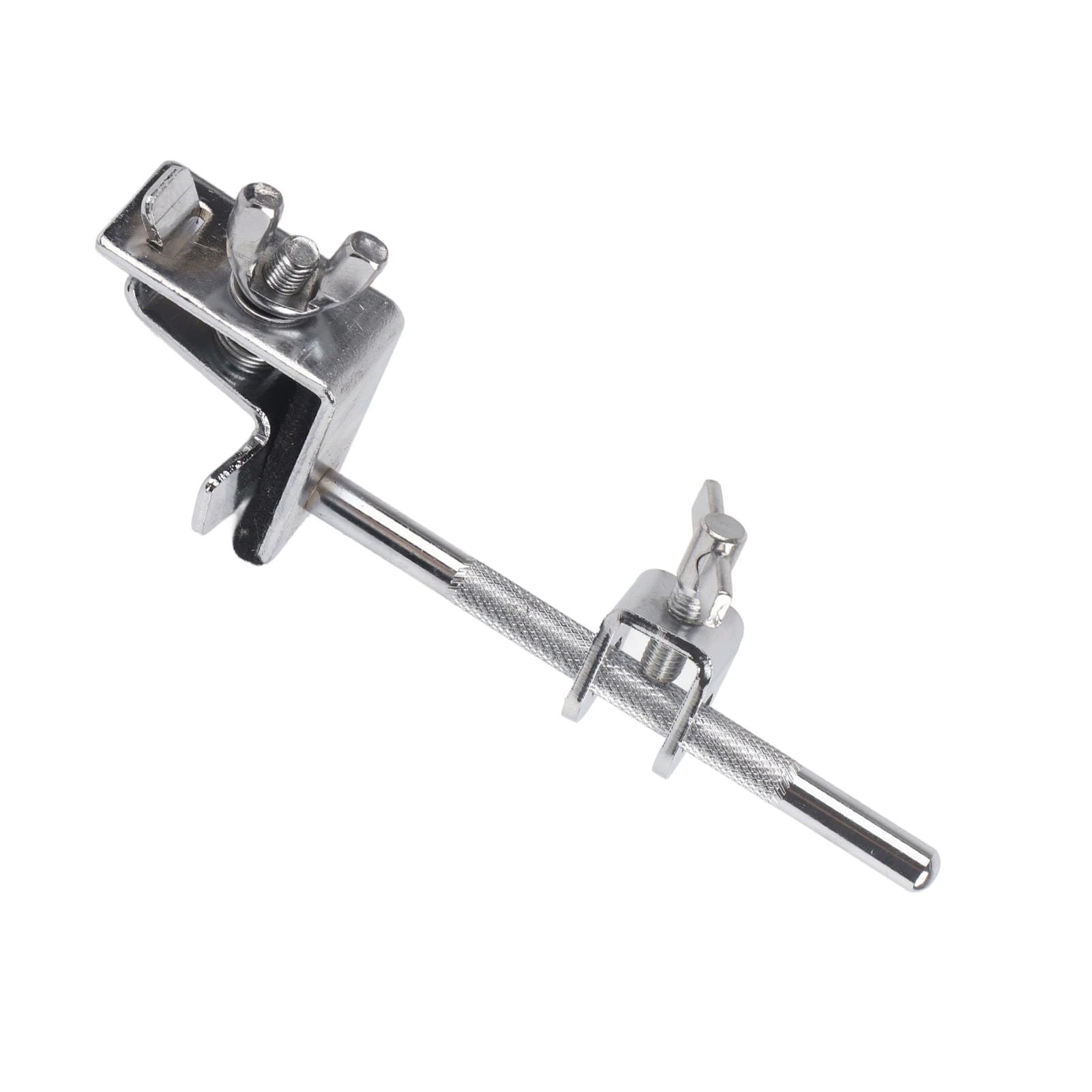 Drum Cowbell Mount Holder Clamp, Cowbell Clamp Durable Standard Drum Kit Clamp Up or Down Adjustment for Drums