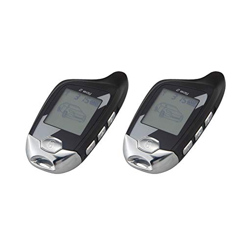 EASYGUARD EC203 2 Way car Alarm System with LCD Pager Display, ultrasonic Sensor & Shock Sensor DC12V