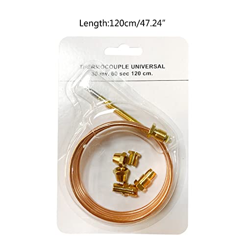 KAHDGSS Thermocouple Stove Fireplaces Replacement Temperature Sensors Probe Oven Appliances With 5pcs Fixed Part