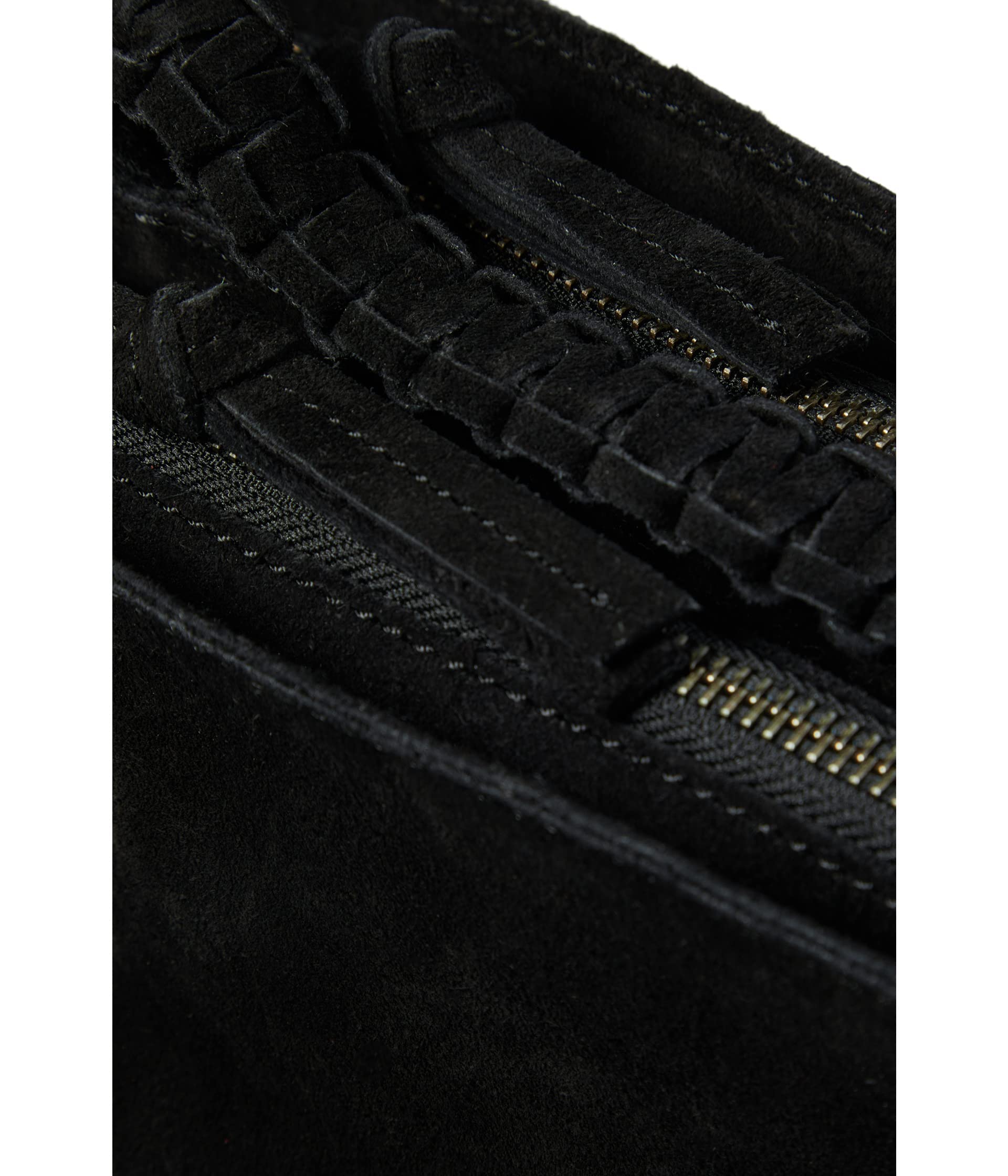 Free People Cody Suede Crossbody Bag For Women - Leather Construction With Zippered Top Closure, Chic and Gorgeous Handbag Black One Size One Size