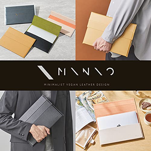 ELECOM Soft Leather Sleeve 13 inch MacBook Air MacBook Pro Case and Stand Heat Dissipation Lightweight Easy Install/Off BM-IBMNOM2013BK