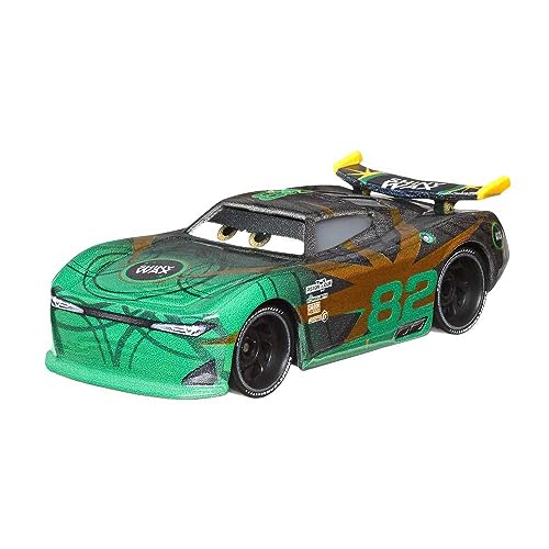 Disney Cars Mattel 1:55 Diecast 2-Pack Next-Gen Shiny Wax Conrad Camber & No Stall Jonas Carvers
