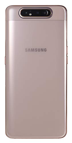 Samsung Galaxy A80 SM-A805F/DS 128GB Dual-SIM (GSM Only, No CDMA) Factory Unlocked 4G/LTE Smartphone - International Version (Angel Gold)