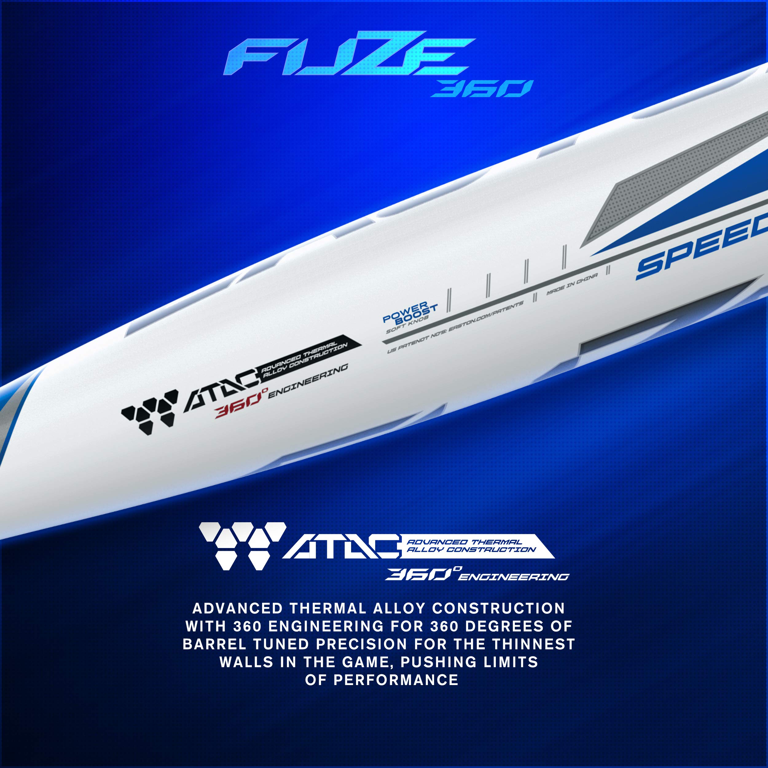 EASTON FUZE 360 -10 USSSA Baseball Bat, 2 3/4 Barrel, 30/20, SL20FZ10