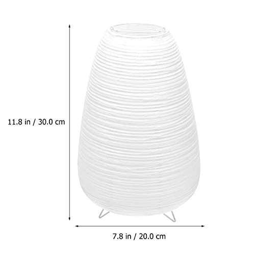 OSALADI 2 pack Rice Paper Table Japanese Lamp Paper Lamp Shade Japanese Lamps Lamp Rice Paper