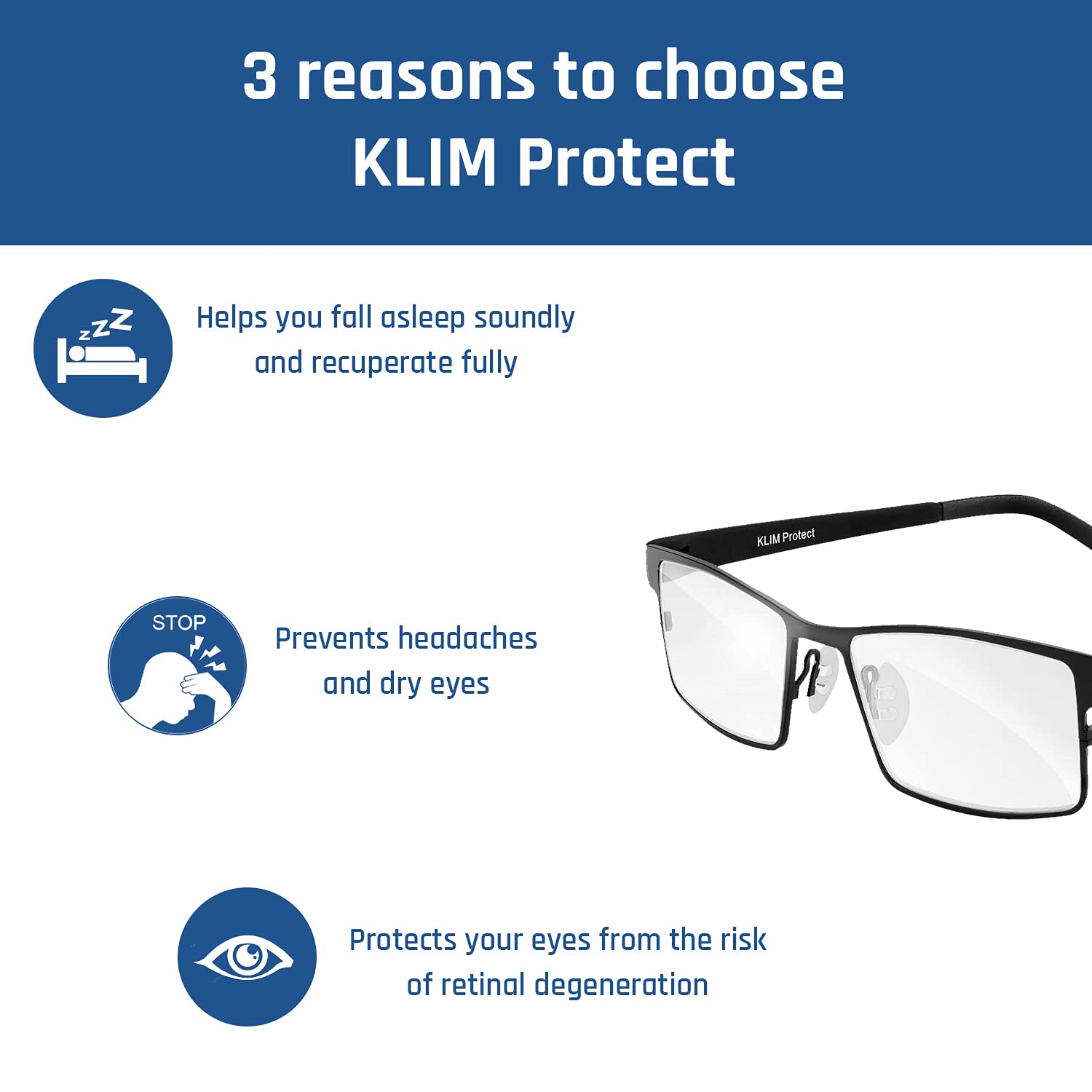 KLIM Chroma Gaming Keyboard Wired USB Durable Ergonomic Waterproof Silent and Protect Blue Light Blocking Glasses Reduce Eye Strain and Fatigue Bundle